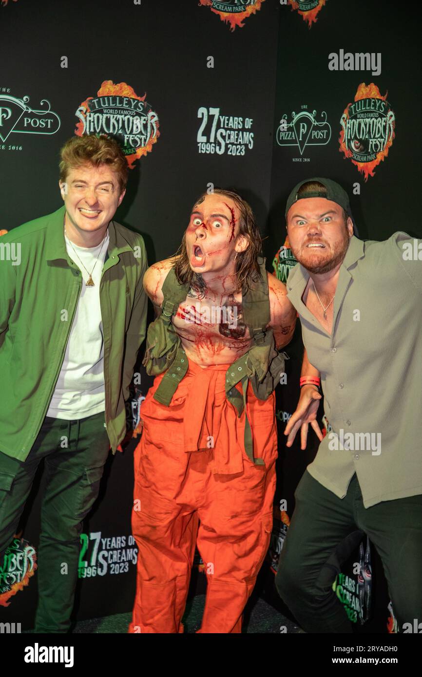 Tulley's Farm Shocktober Fest Press Night 2023 Stock Photo - Alamy