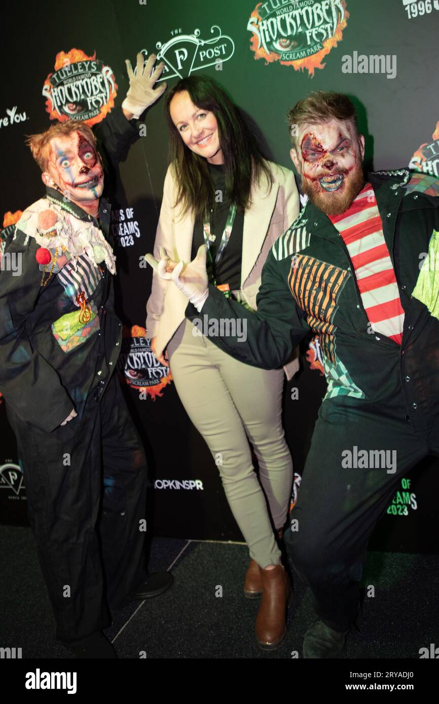 Tulley's Farm Shocktober Fest Press Night 2023 Stock Photo - Alamy