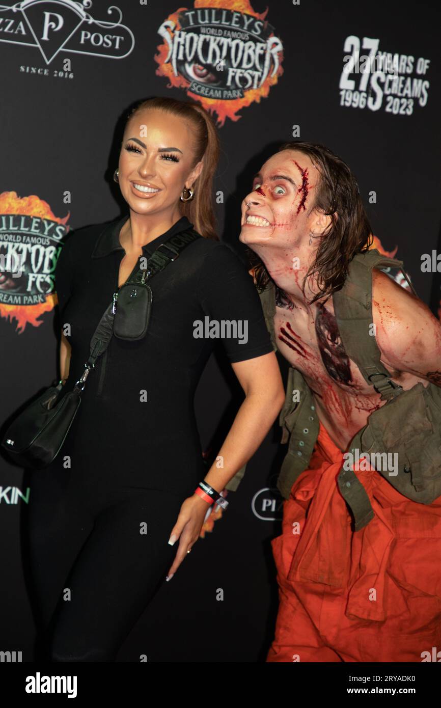 Tulley's Farm Shocktober Fest Press Night 2023 Stock Photo - Alamy