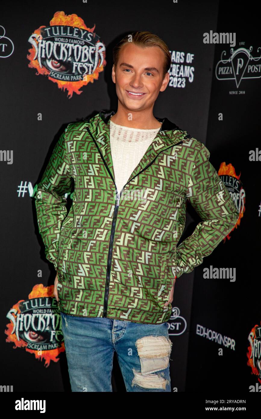 Tulley's Farm Shocktober Fest Press Night 2023 Stock Photo - Alamy