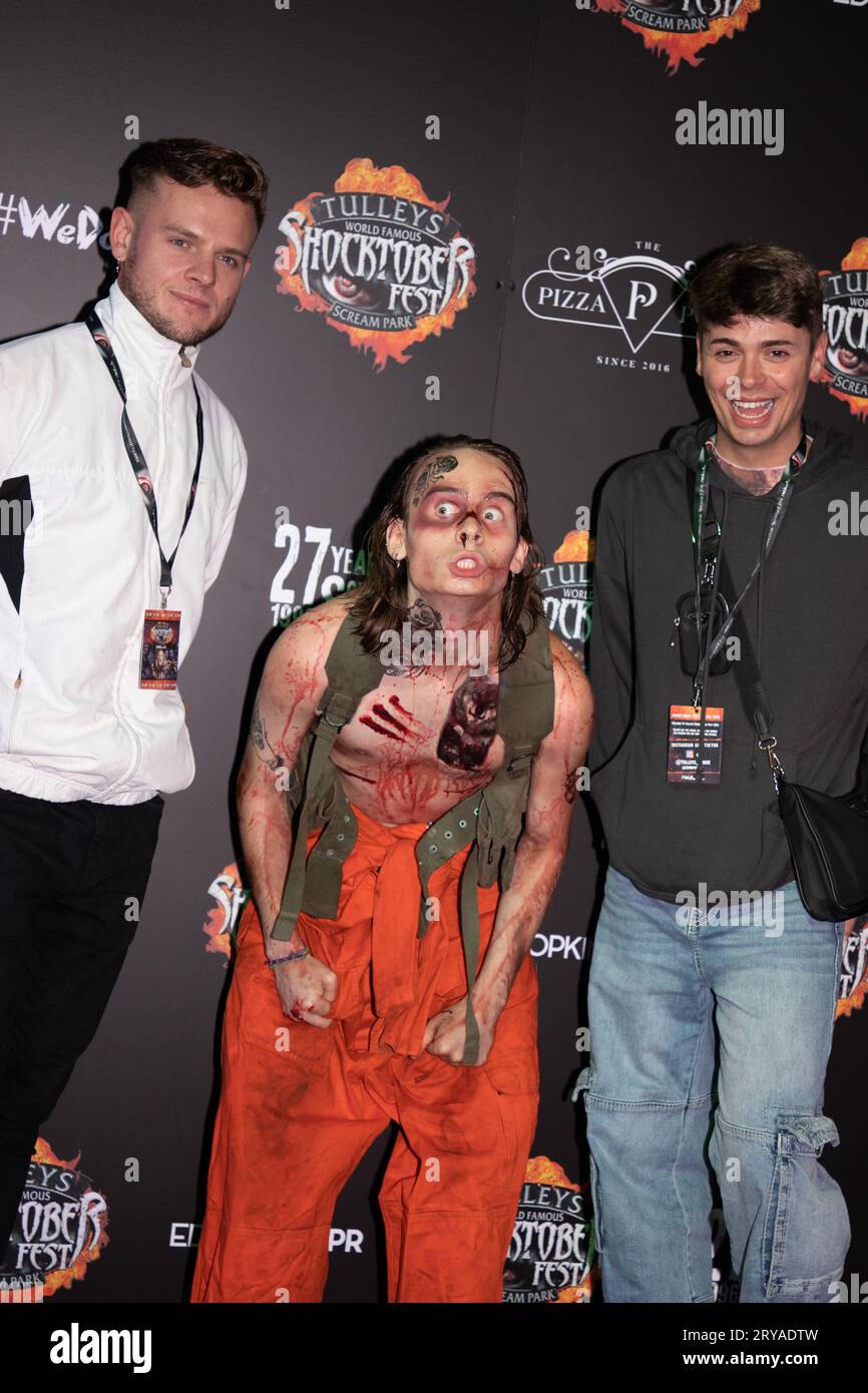 Tulley's Farm Shocktober Fest Press Night 2023 Stock Photo - Alamy