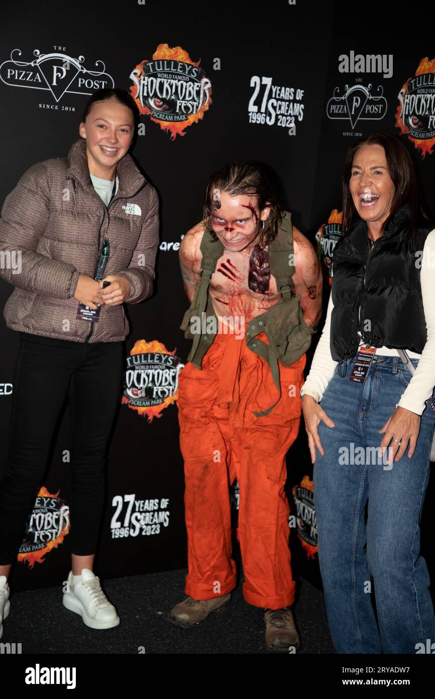 Tulley's Farm Shocktober Fest Press Night 2023 Stock Photo - Alamy