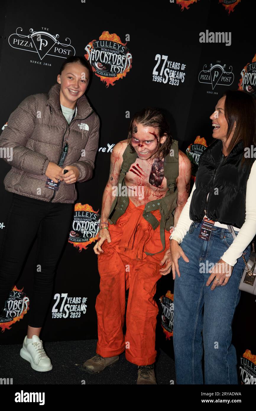 Tulley's Farm Shocktober Fest Press Night 2023 Stock Photo - Alamy