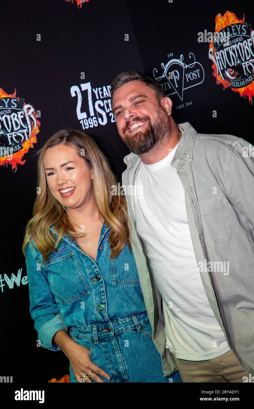 Tulley's Farm Shocktober Fest Press Night 2023 Stock Photo - Alamy