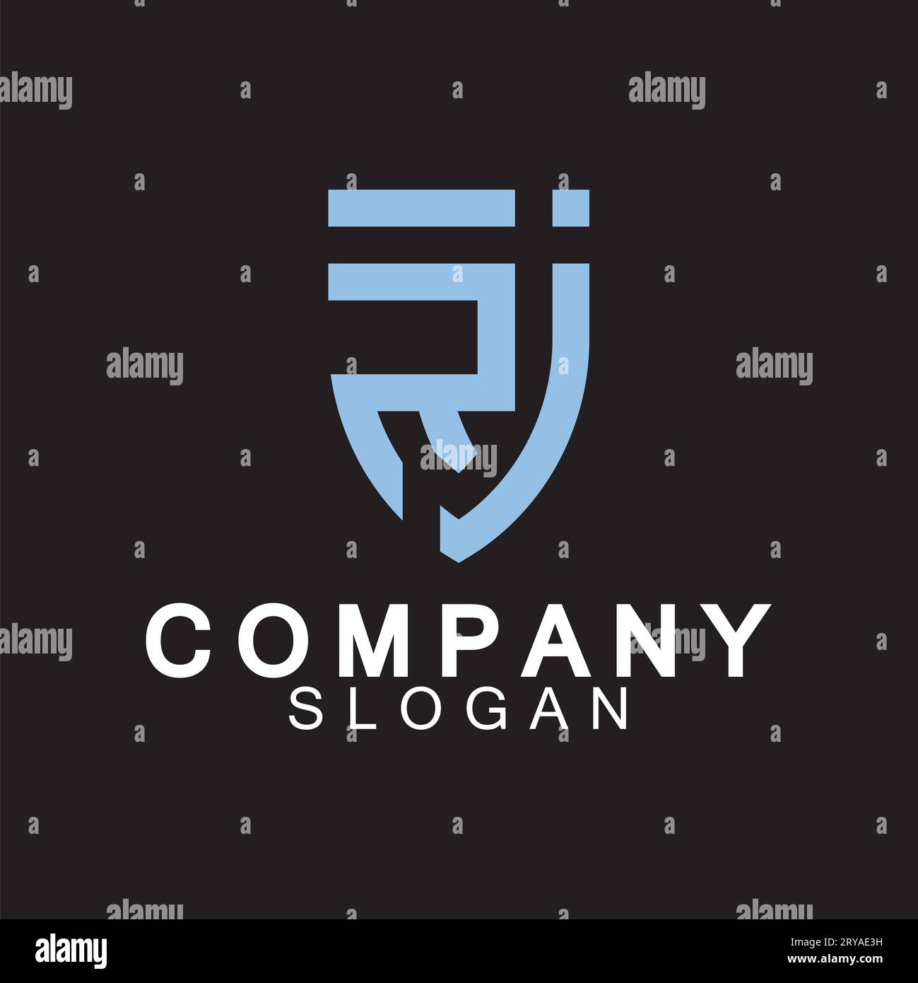 Alphabet Letters RJ or JR business logo design Stock Vector Image & Art ...