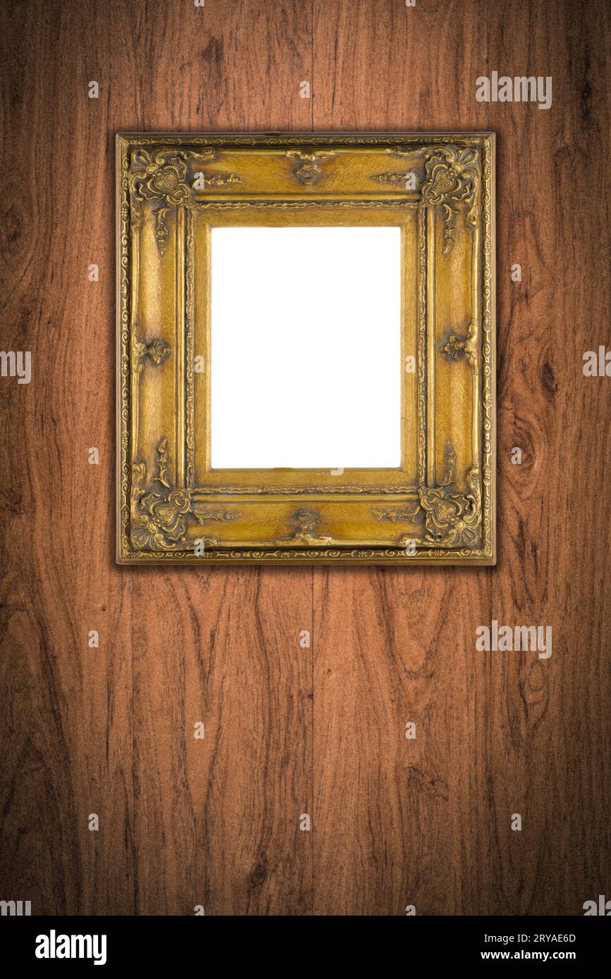 Old picture frame Stock Photo - Alamy