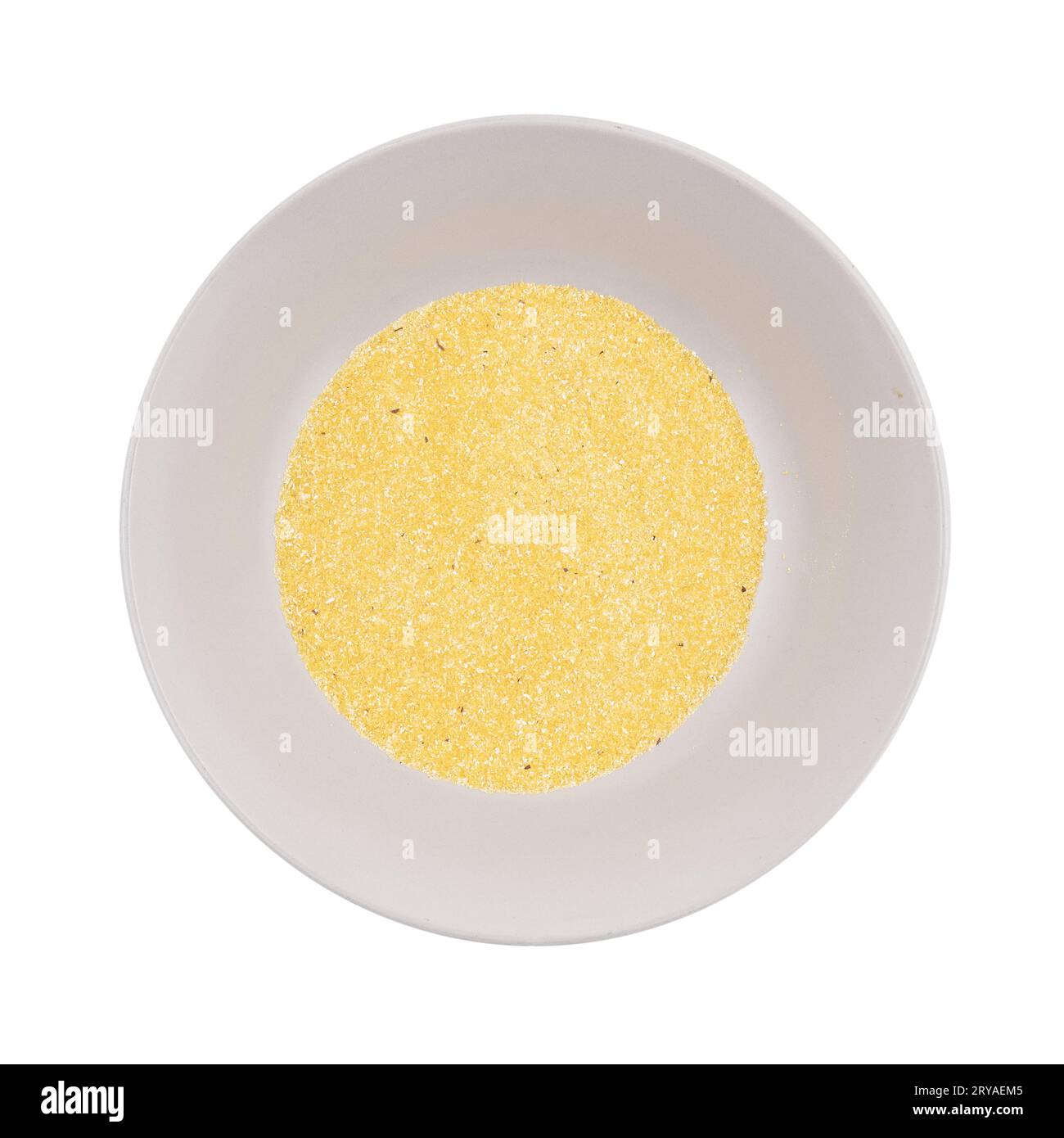 Whole grain yellow corn meal Cut Out Stock Images & Pictures - Alamy