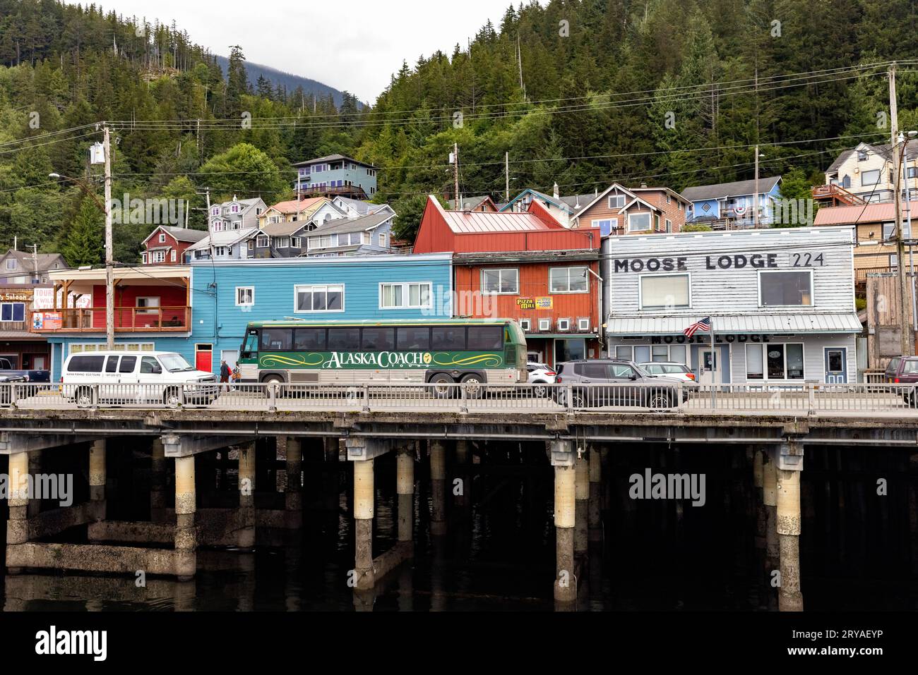 Alaska coach tours hi-res stock photography and images - Alamy