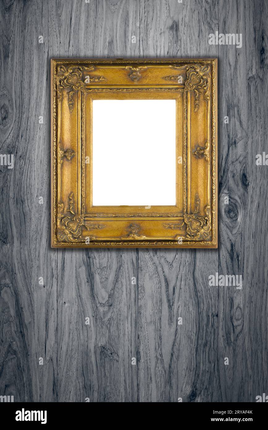Old picture frame Stock Photo - Alamy