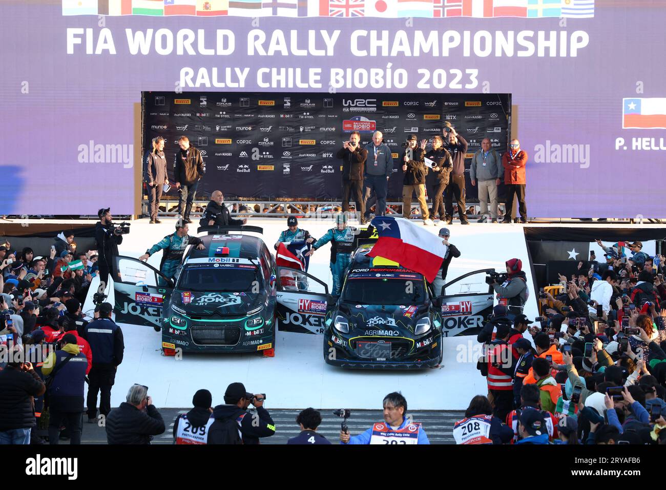 Los Angeles, Chili. 29th Sep, 2023. Chile crews 28 Alberto HELLER (chl ...