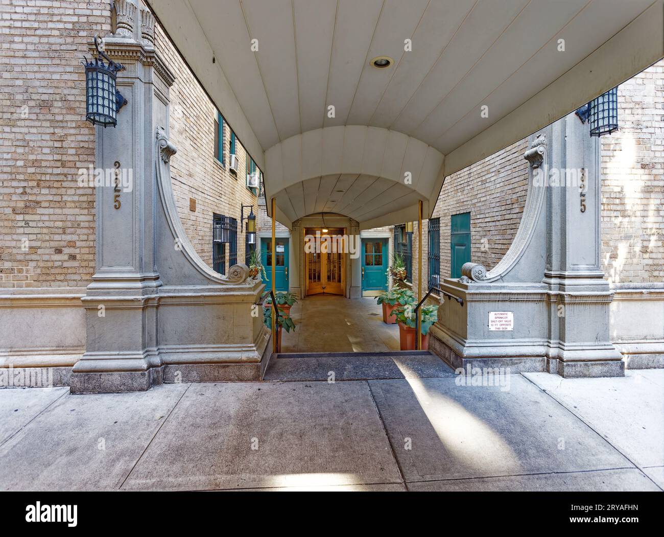 The Whitby, 325 West 45th Street, is a three-winged apartment building ...