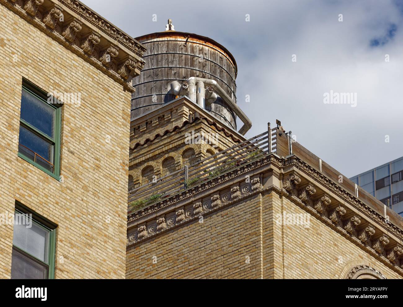The Whitby, 325 West 45th Street, is a three-winged apartment building ...