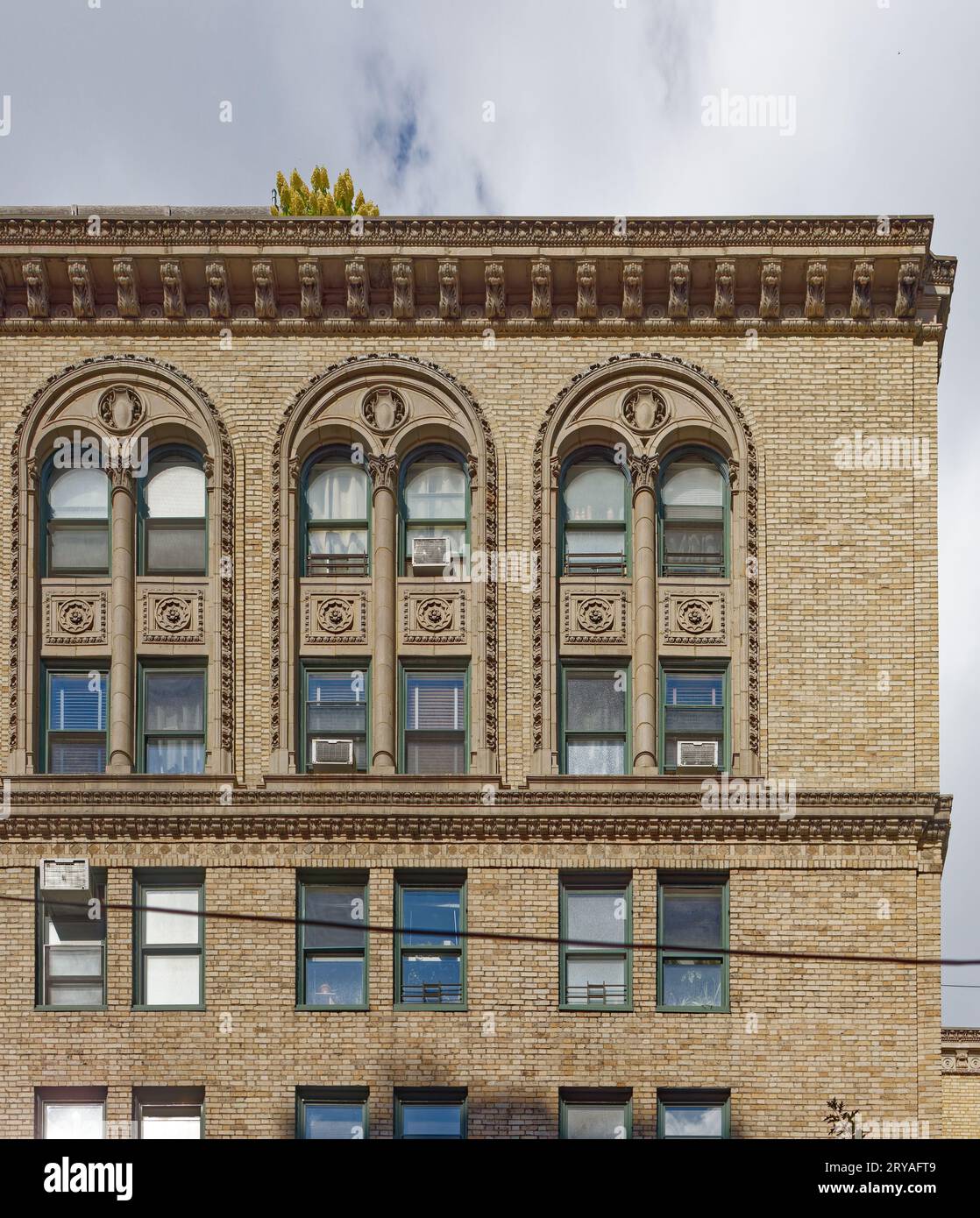 The Whitby, 325 West 45th Street, is a three-winged apartment building ...
