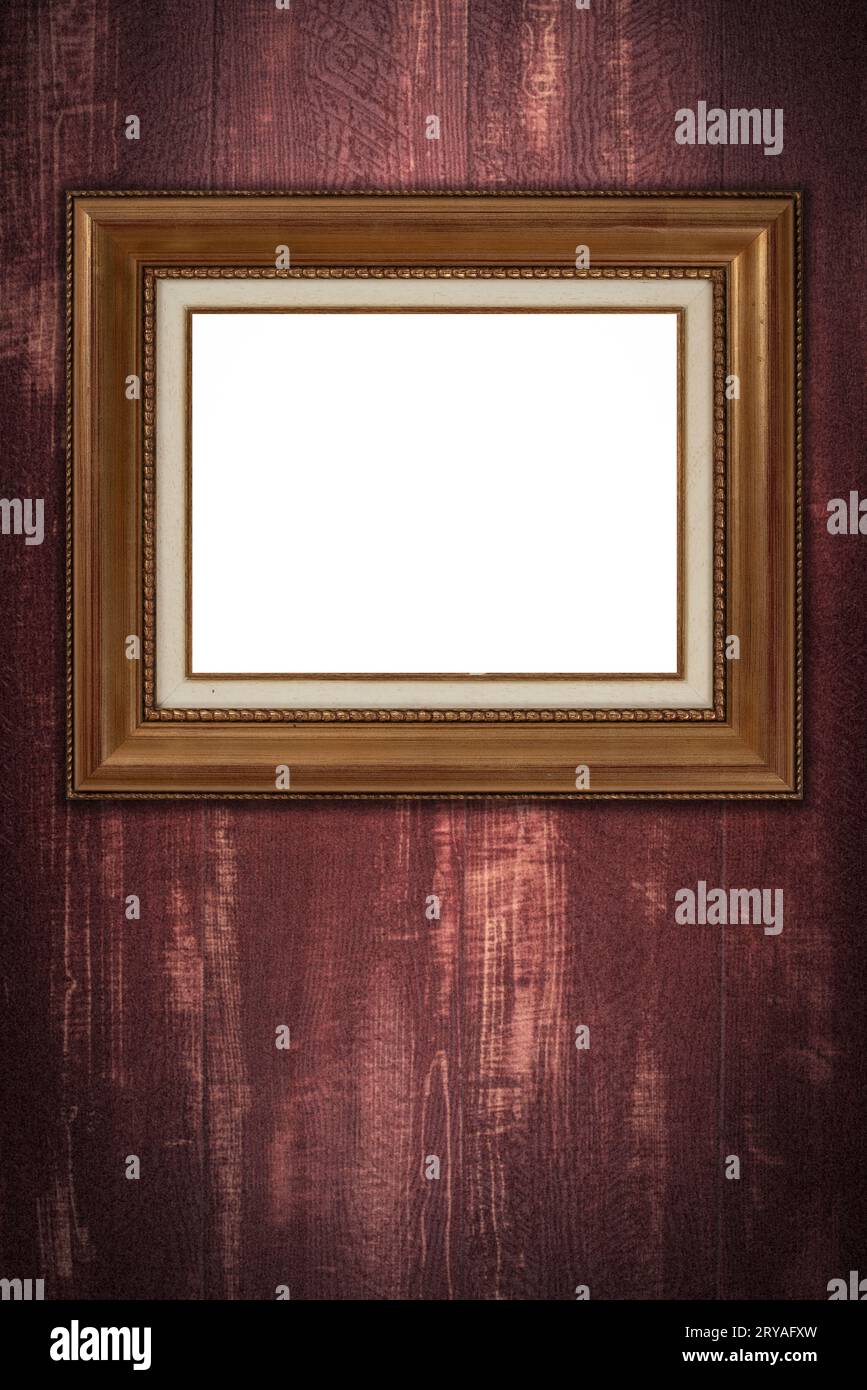 Old picture frame Stock Photo - Alamy