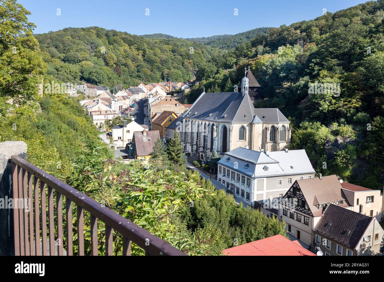 Kostel Nanebevzetí Panny Marie, Krupka (UNESCO), Krušné hory, Severní ...
