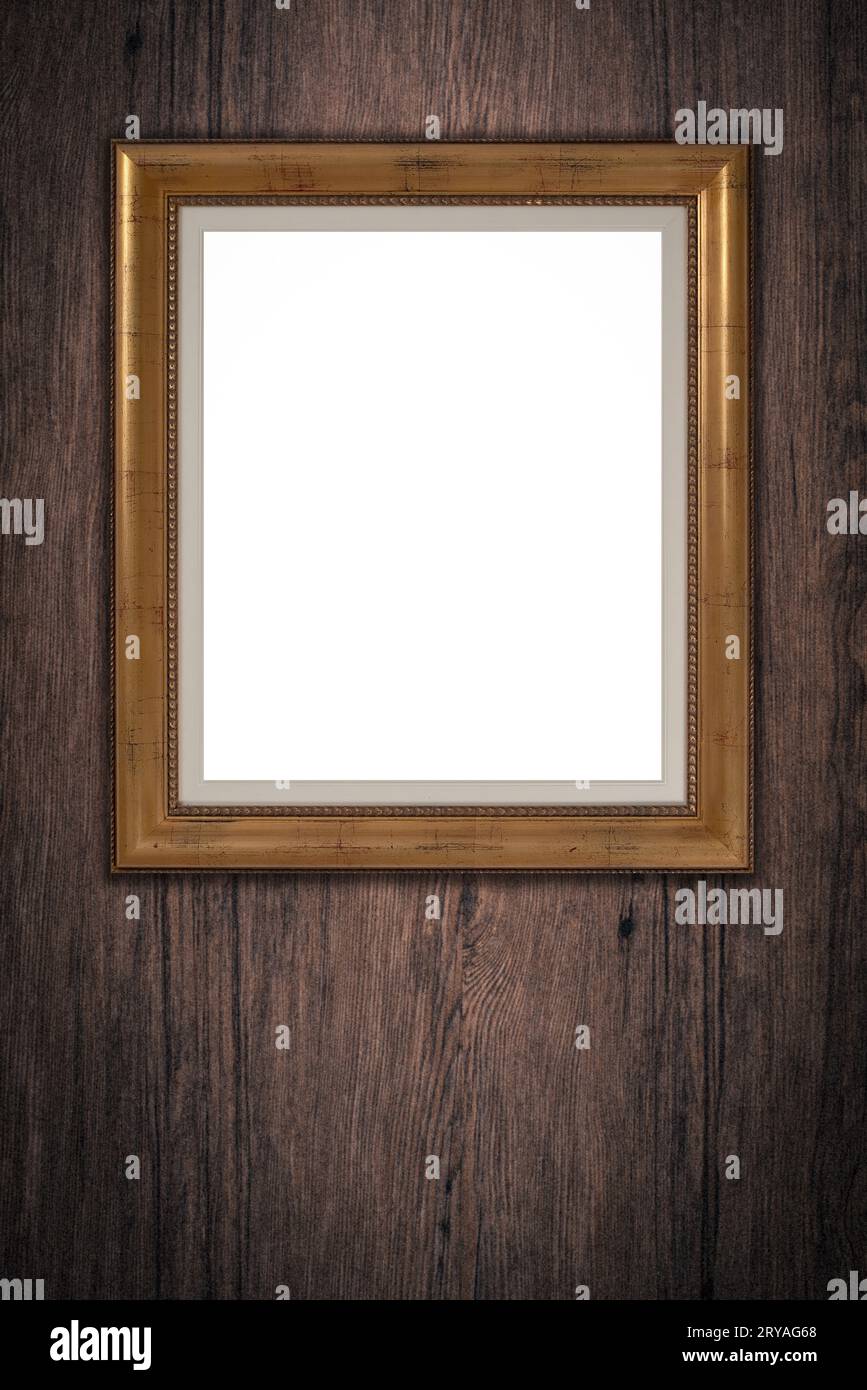 Old picture frame Stock Photo - Alamy