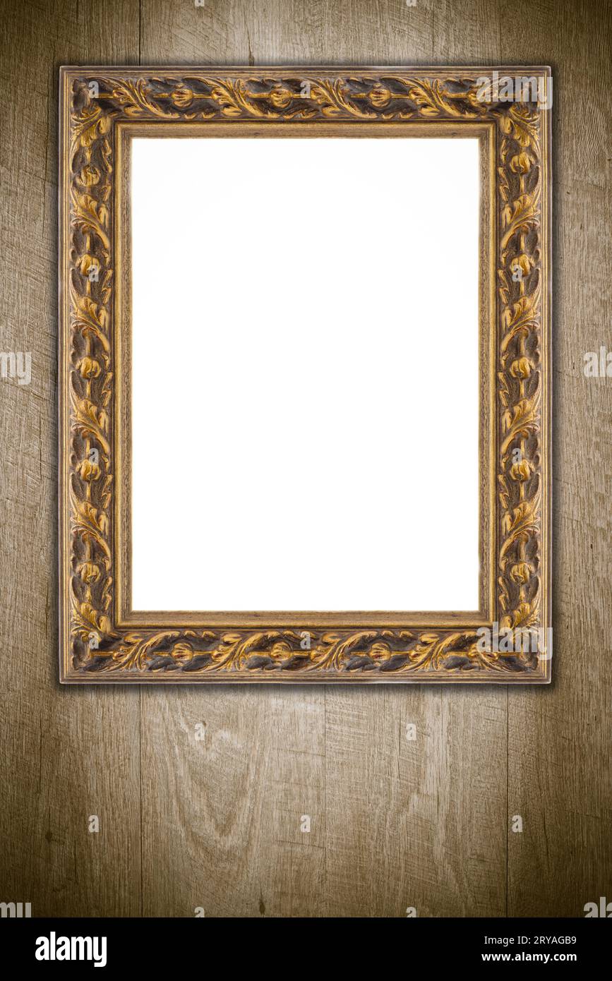Old picture frame Stock Photo - Alamy