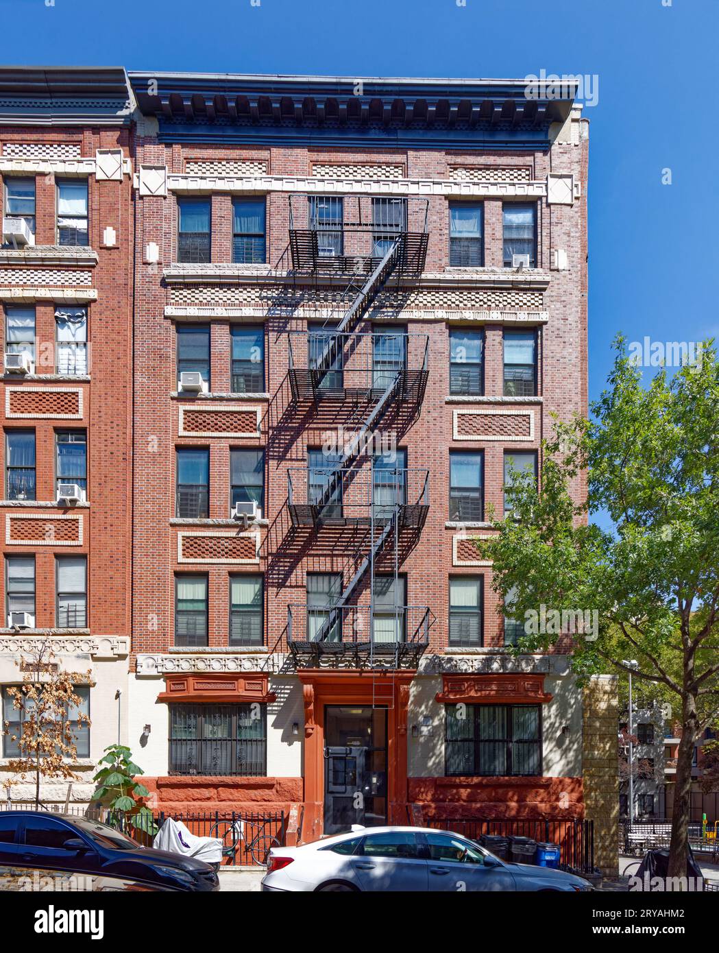 271 and 273 West 150th Street, Harlem, are five-story red brick ...