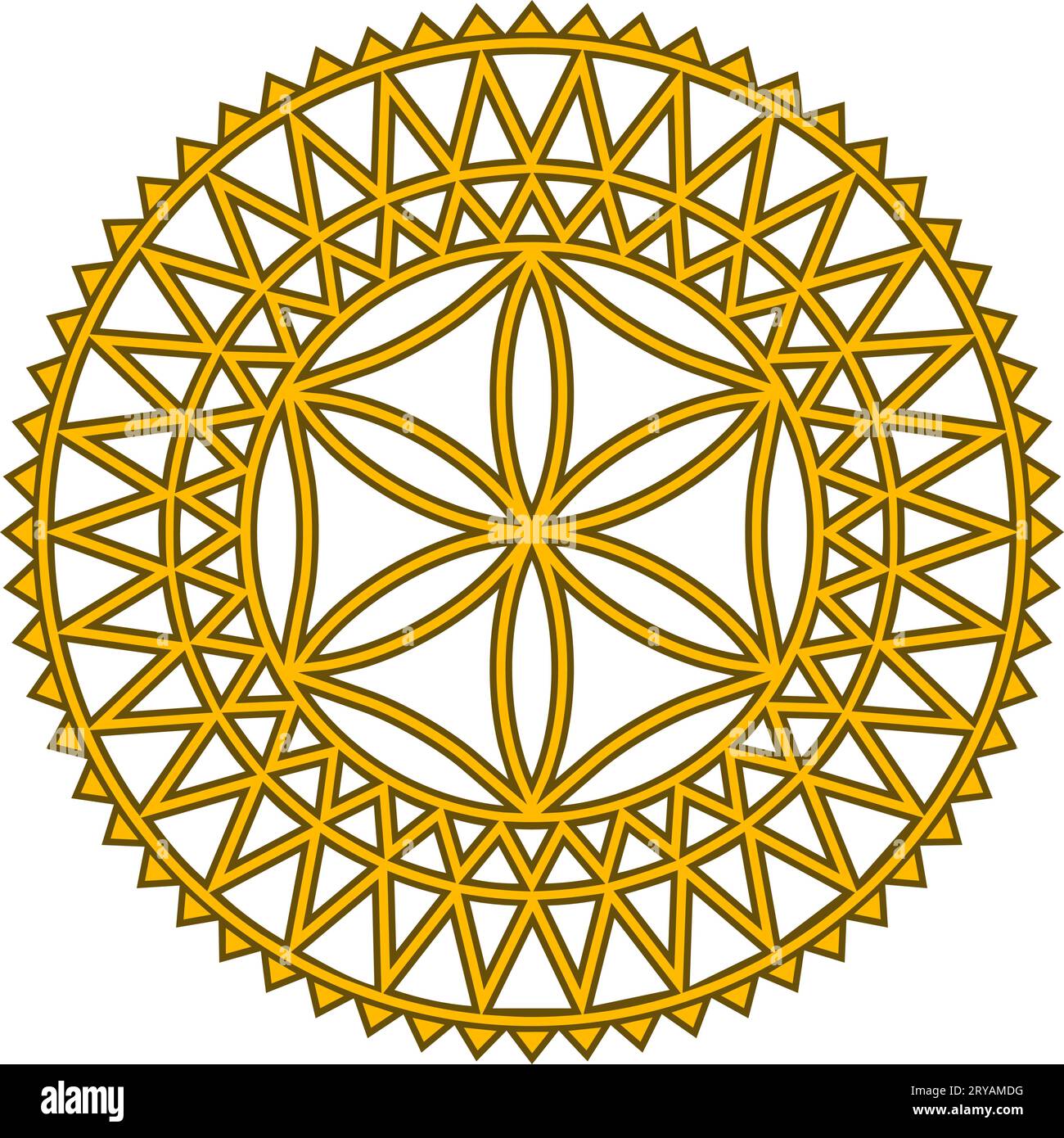 Ancient Slavic Solar Symbol. Vector clipart isolated on white Stock ...