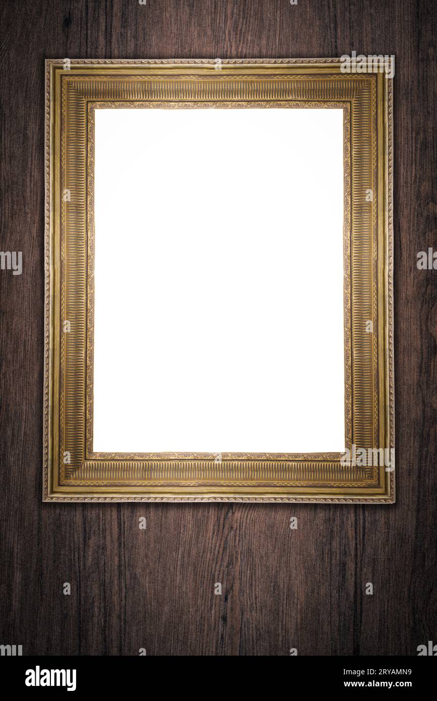 Old picture frame Stock Photo - Alamy