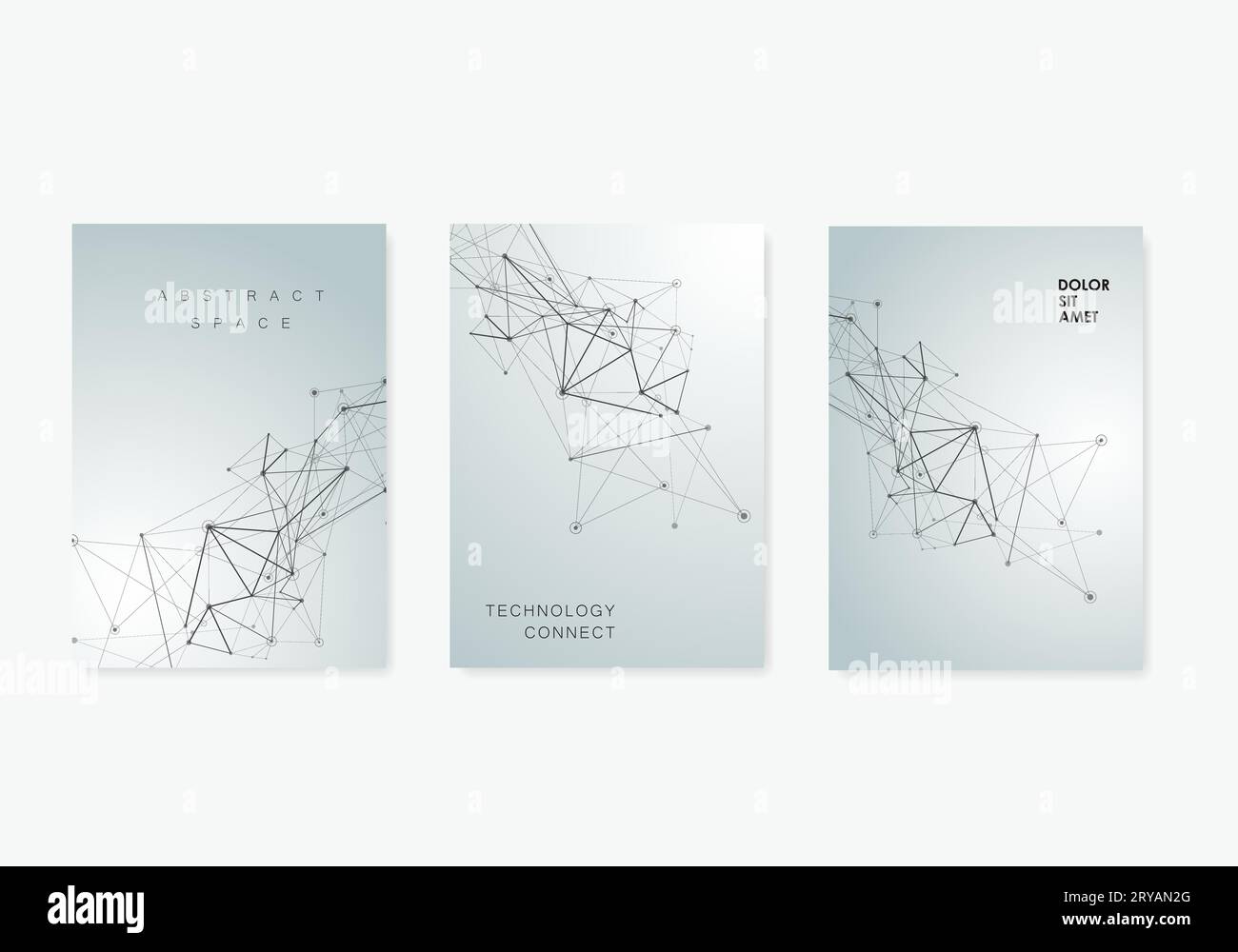 Vector A4 cover templates for brochure, flyer layout, booklet, book ...