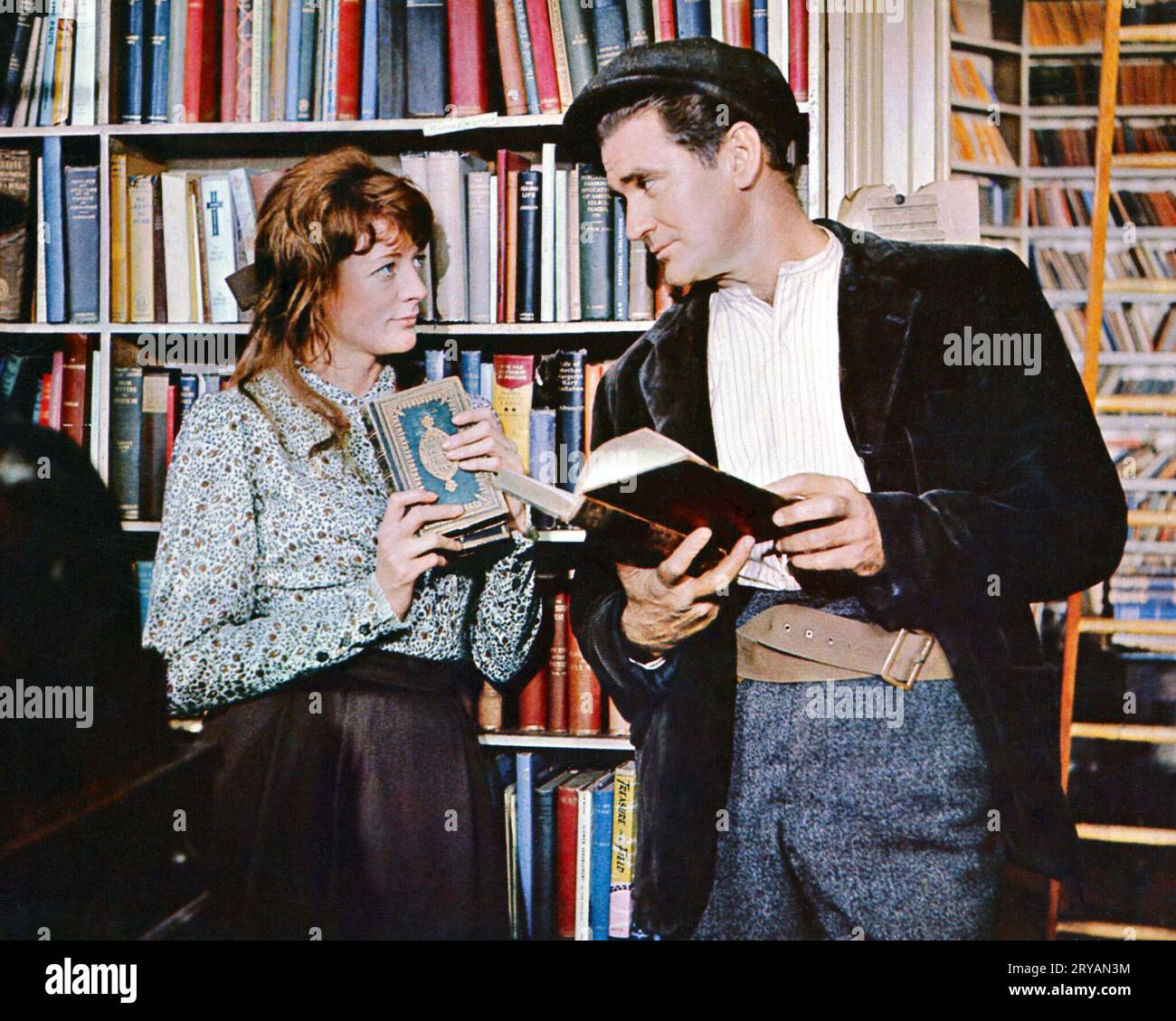 ROD TAYLOR and MAGGIE SMITH in YOUNG CASSIDY (1965), directed by JACK ...