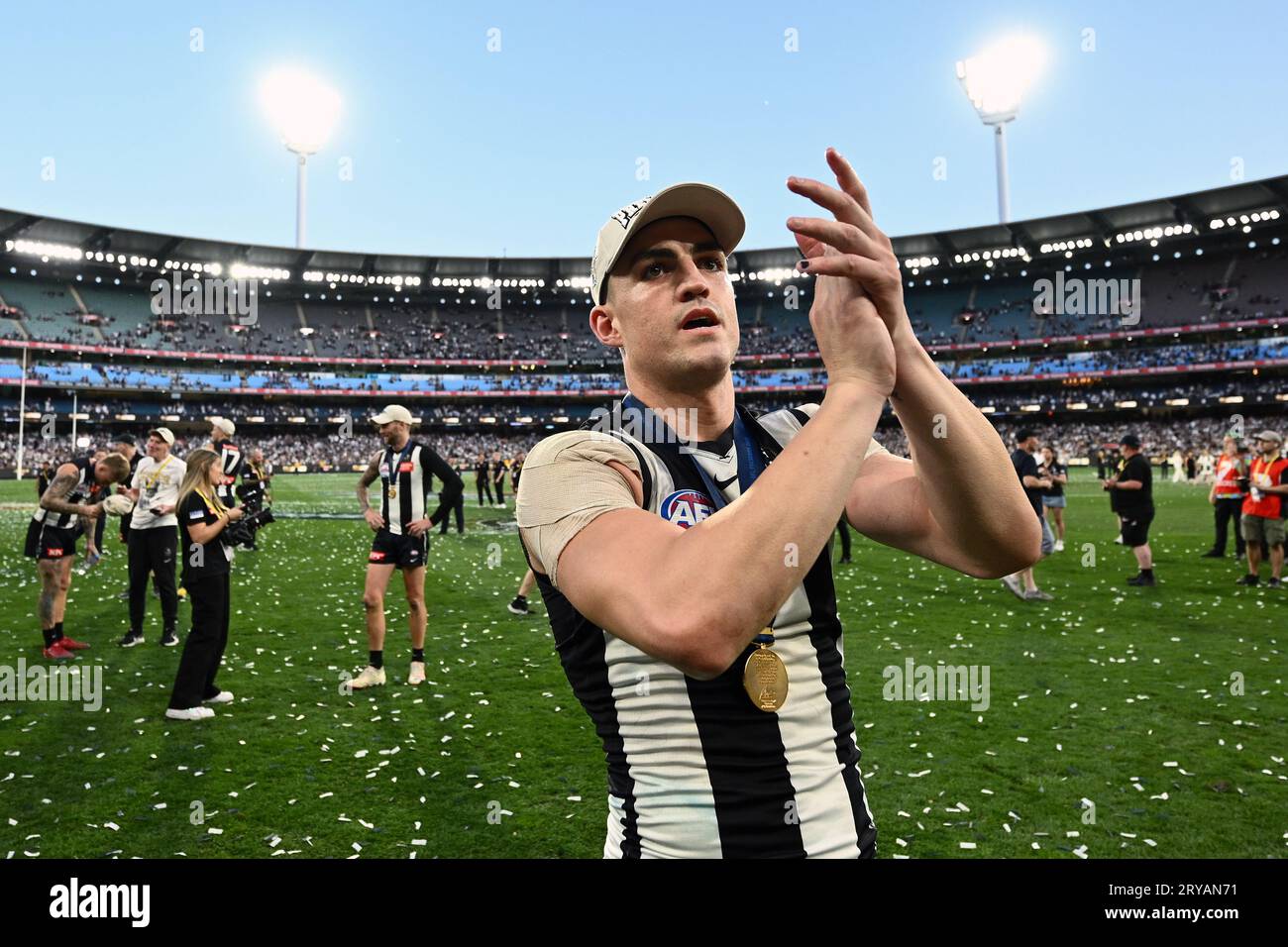 Melbourne, Australia. 30th Sep, 2023. Brayden Maynard of Collingwood ...