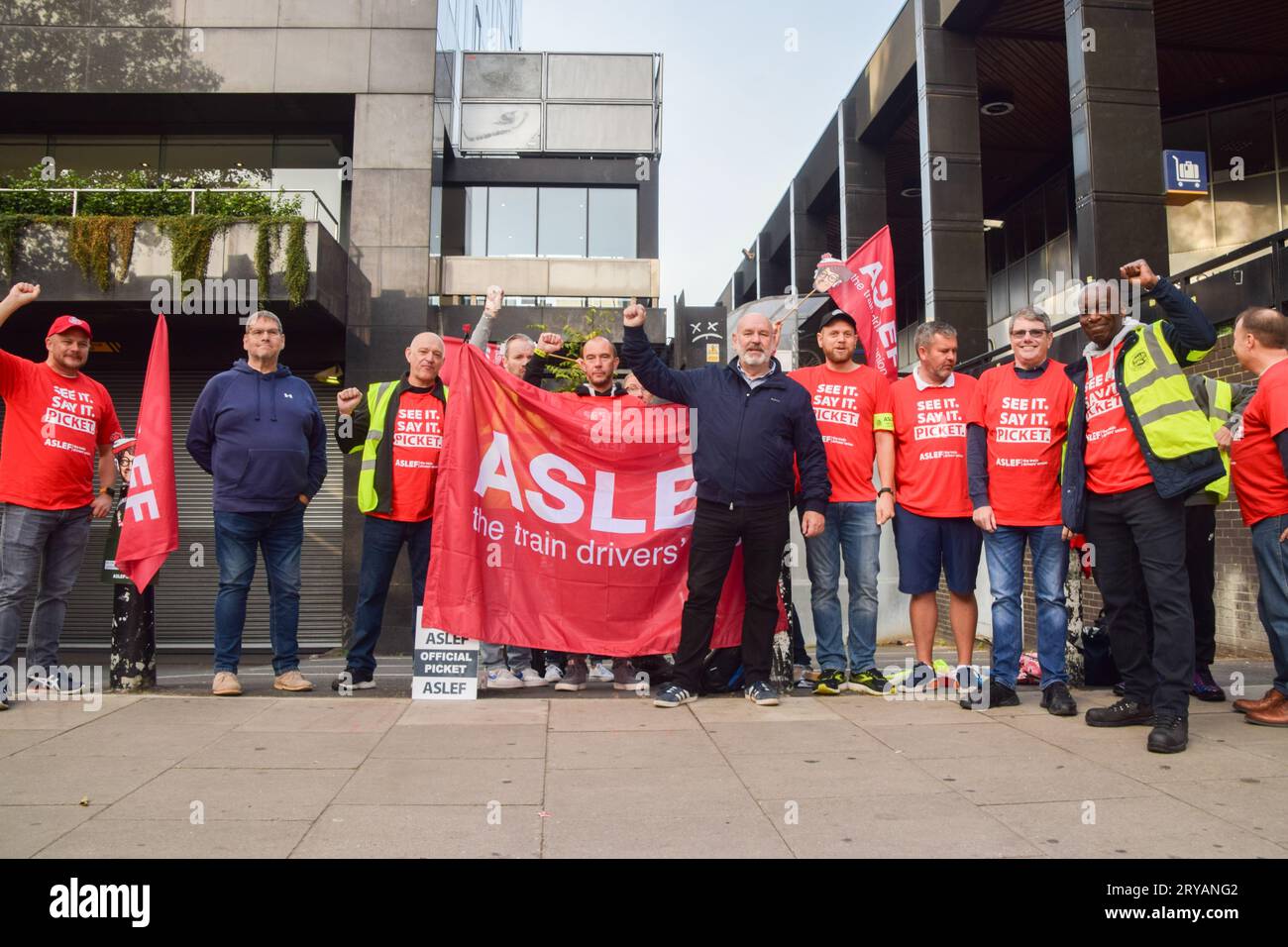 London, UK. 30th September 2023. ASLEF train drivers’ union General ...