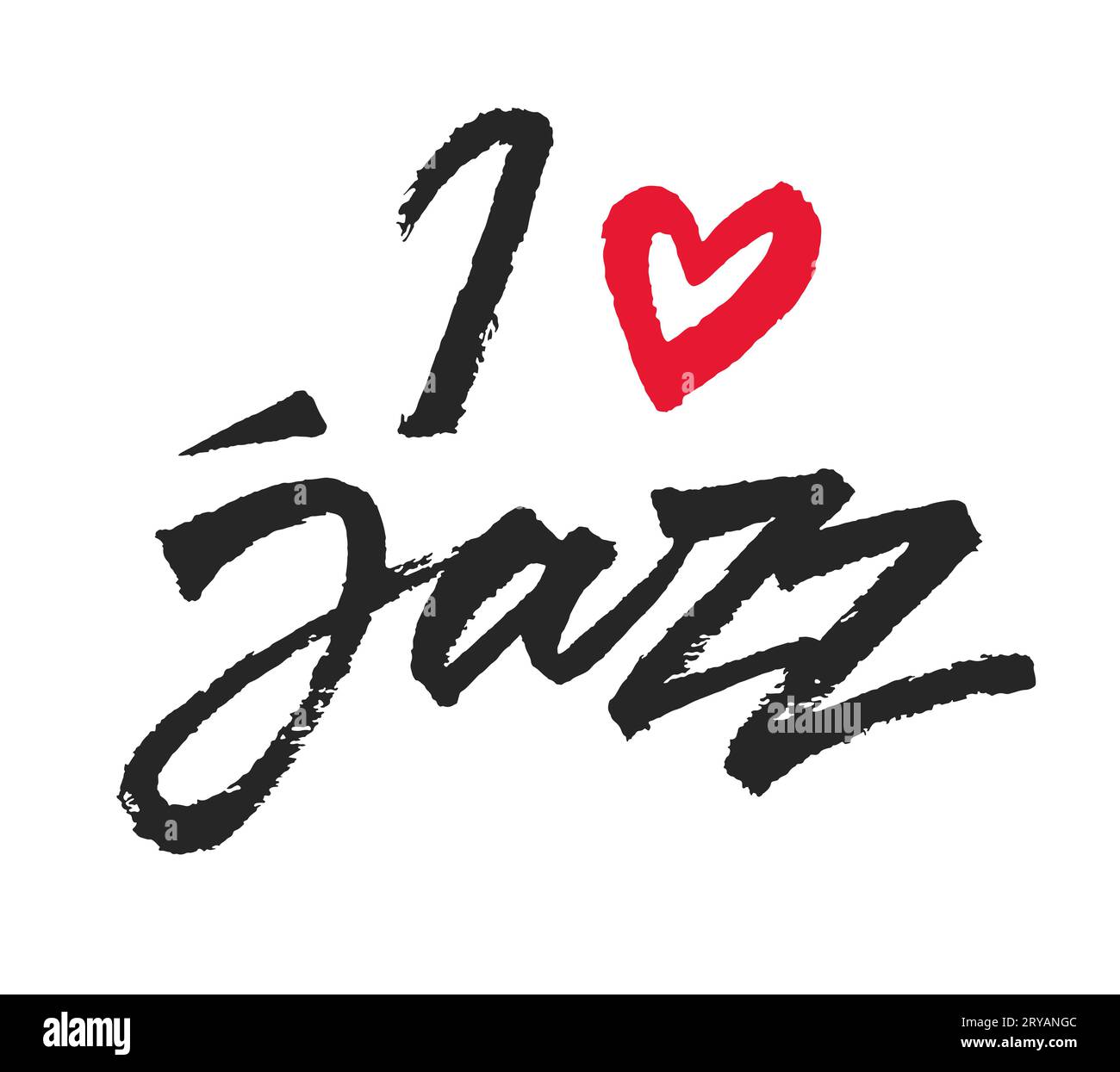 I Love Jazz vector lettering Stock Vector Image & Art - Alamy