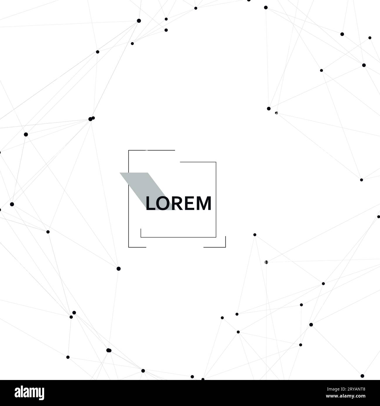 Vector connect lines and dots. Medical global illustration. Concept ...