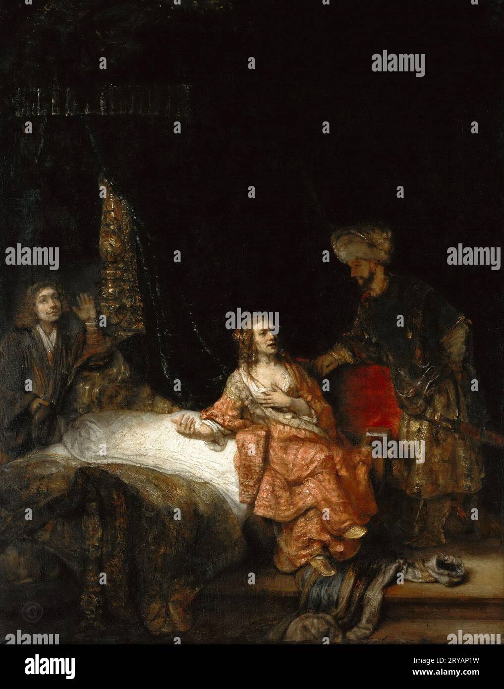 Rembrandt (1606-1669) - Joseph and Potiphars wife 1655. 114х90 Stock ...