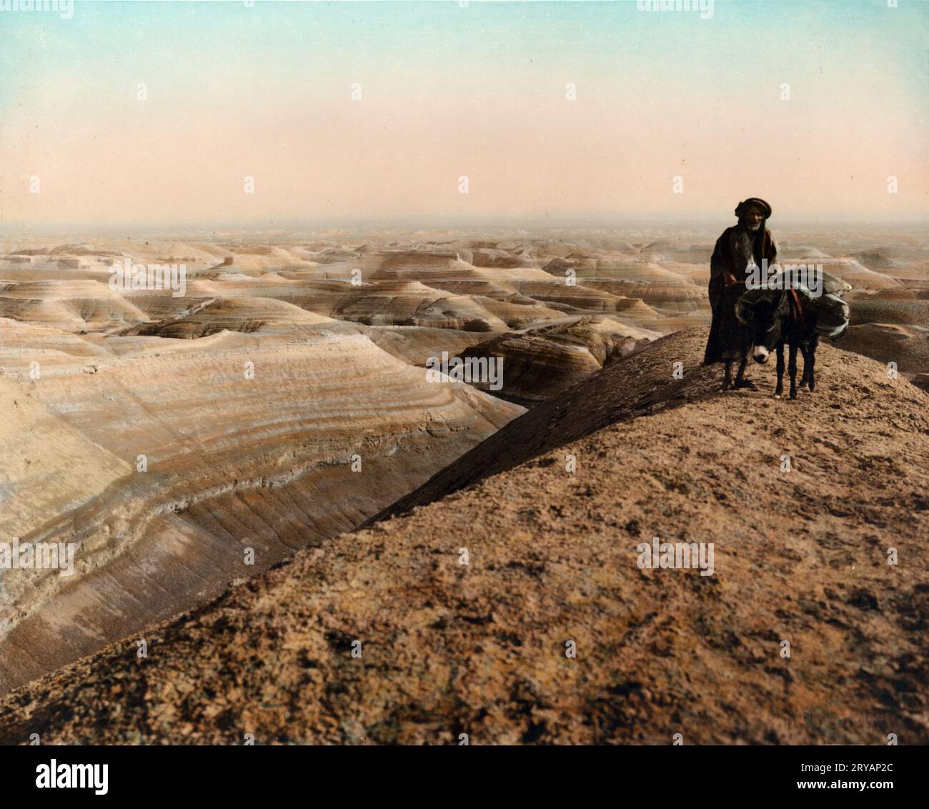 trialsanderrorsSegui Man with donkey, near Dead Sea, American Colony ...