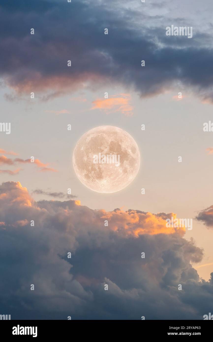 Big full moon among hi-res stock photography and images - Alamy