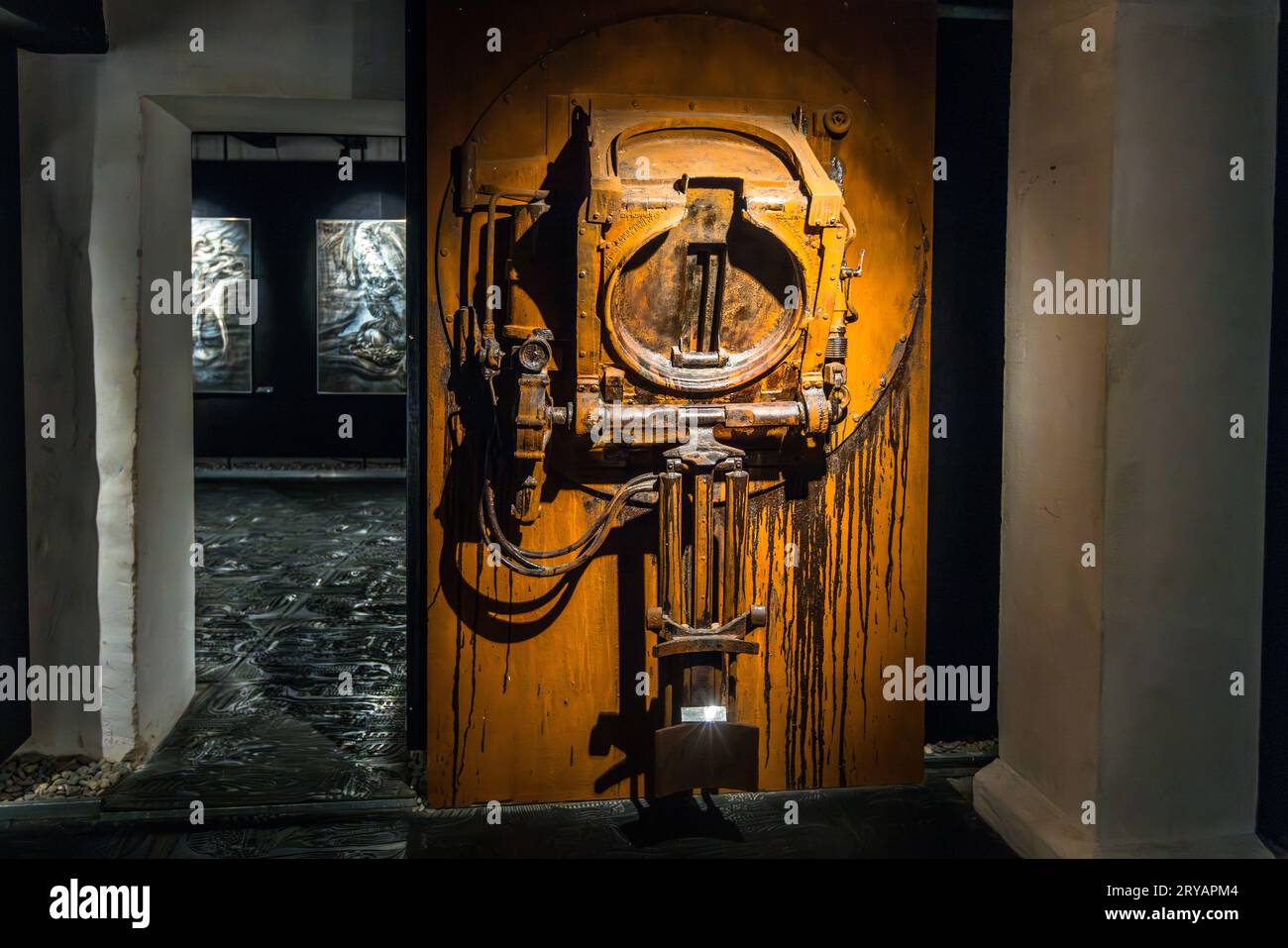 HR Giger Museum at Saint Germain Castle in Gruyeres. The museum ...