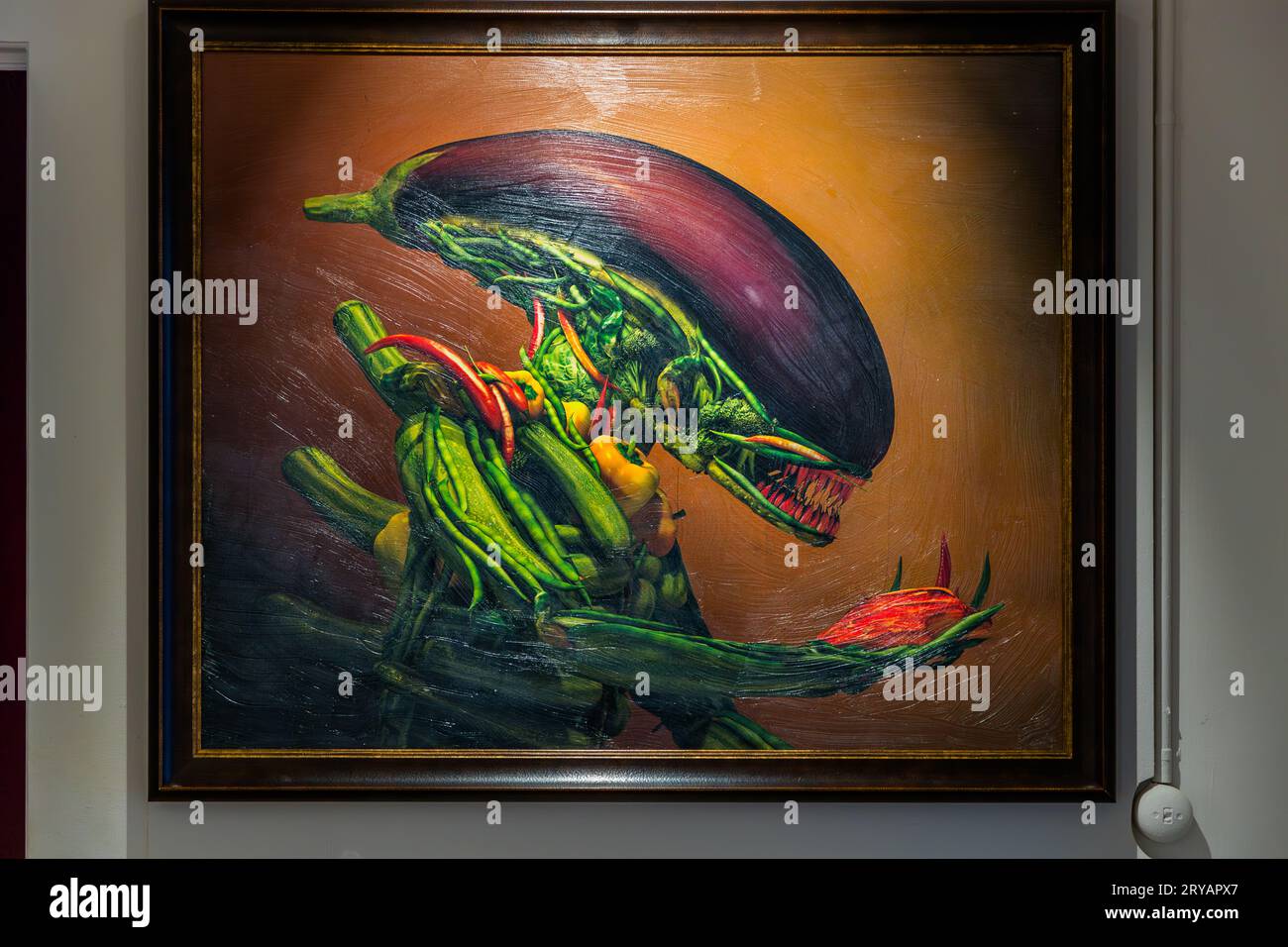 Interpretation of Giger's Alien. Motiv Salad by Till Novak, part of a ...