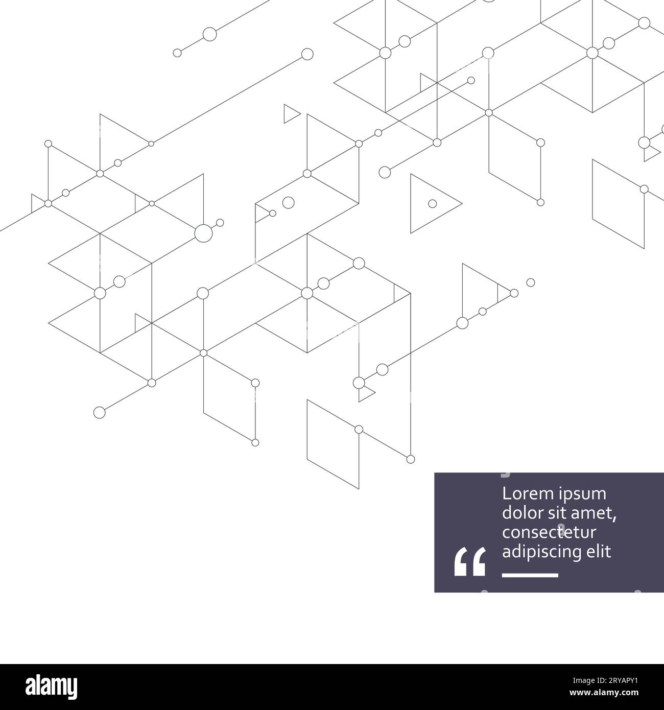 Creative infinity texture. Technology abstract pattern. Abstract background of geometric ...