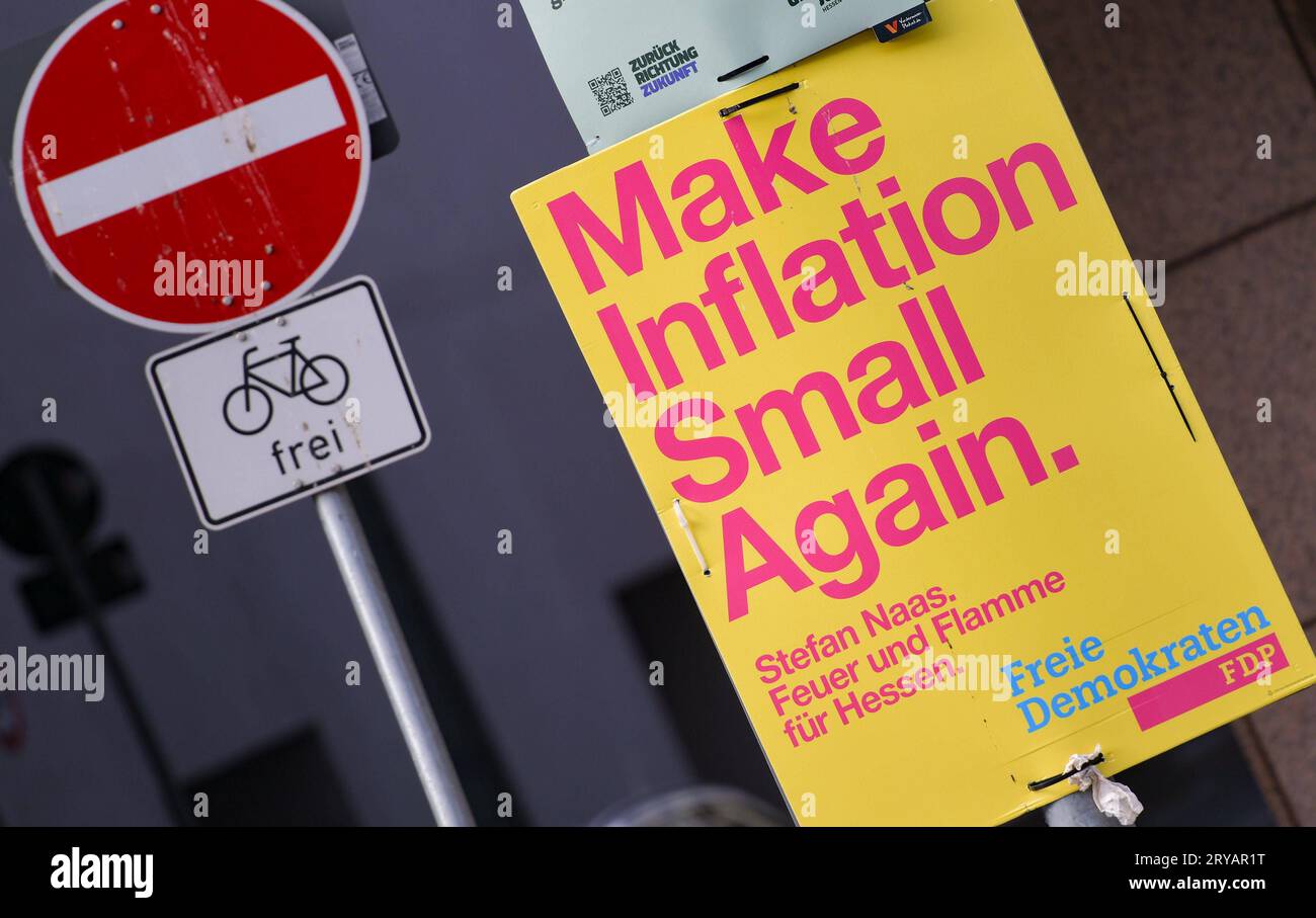 Poster inflation hi-res stock photography and images - Alamy