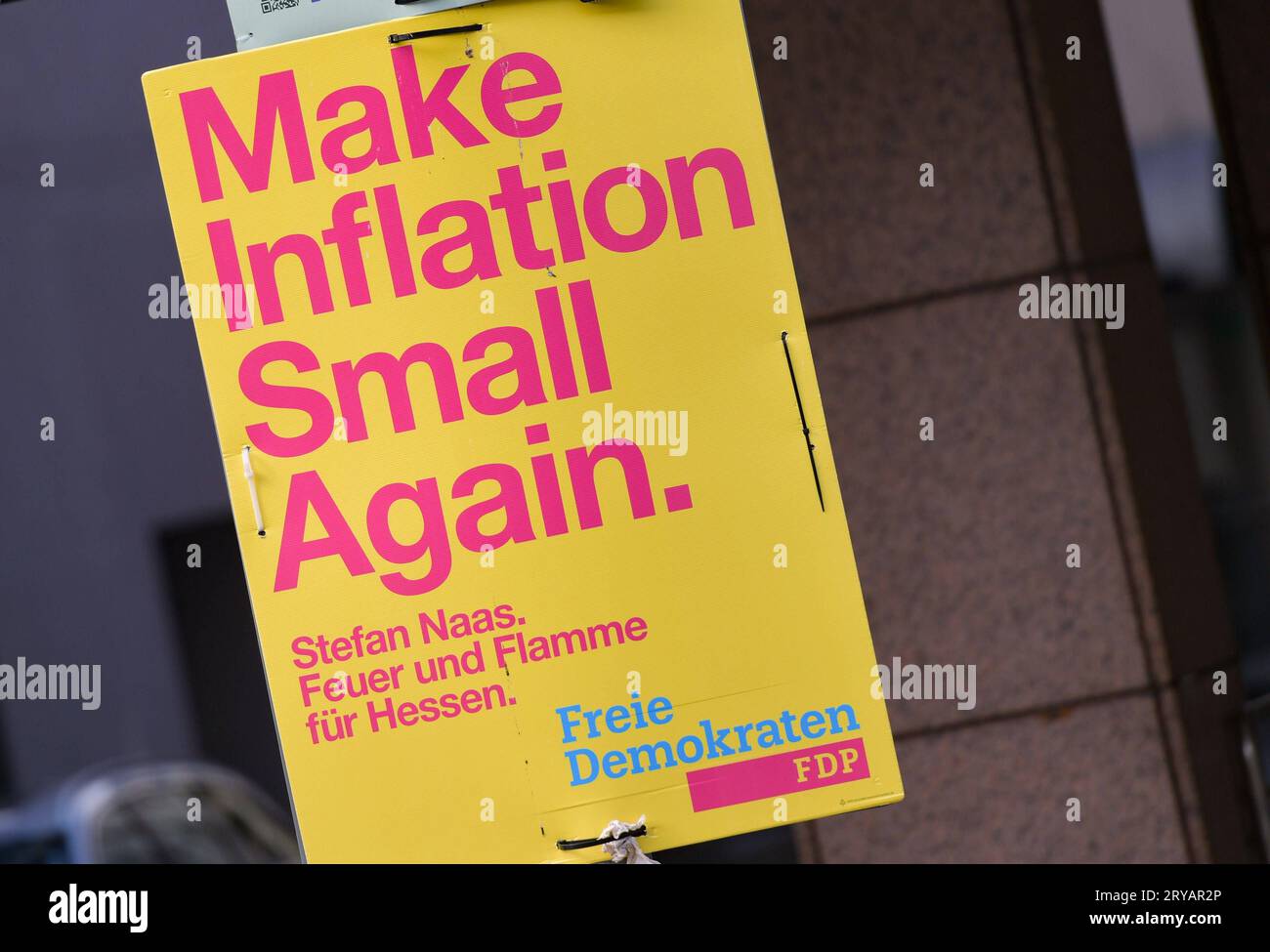 Poster inflation hi-res stock photography and images - Alamy