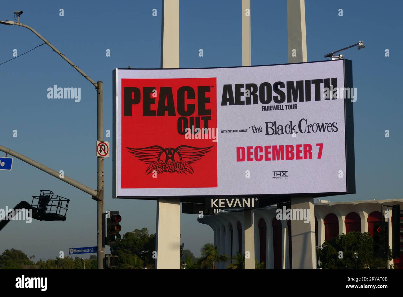 Inglewood, California, USA 23rd September 2023 Aerosmith Peace Out ...