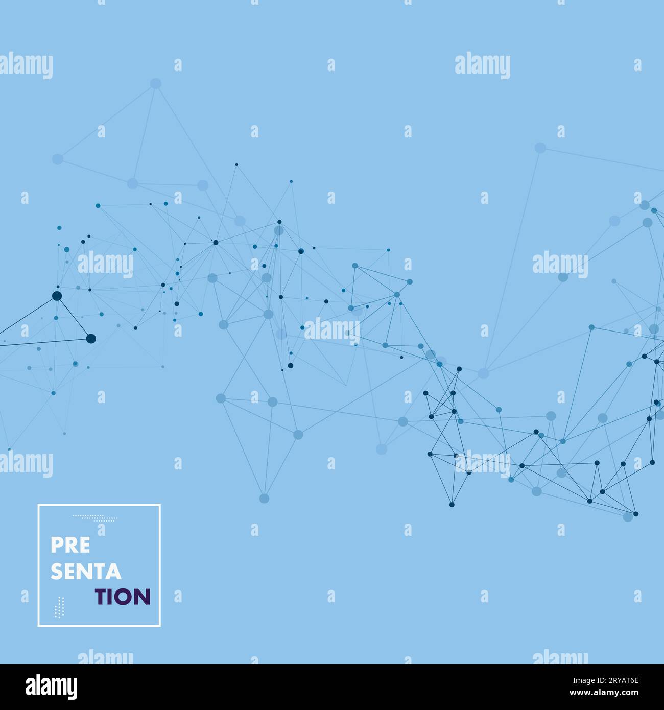 Vector connect line and dot. Abstract digital technology. Science and medical health design ...