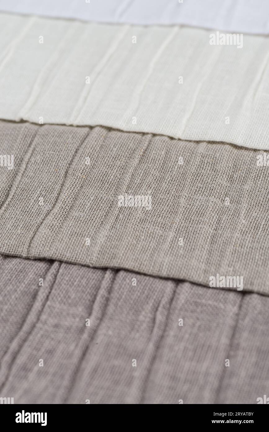 Multi color fabric texture samples Stock Photo - Alamy