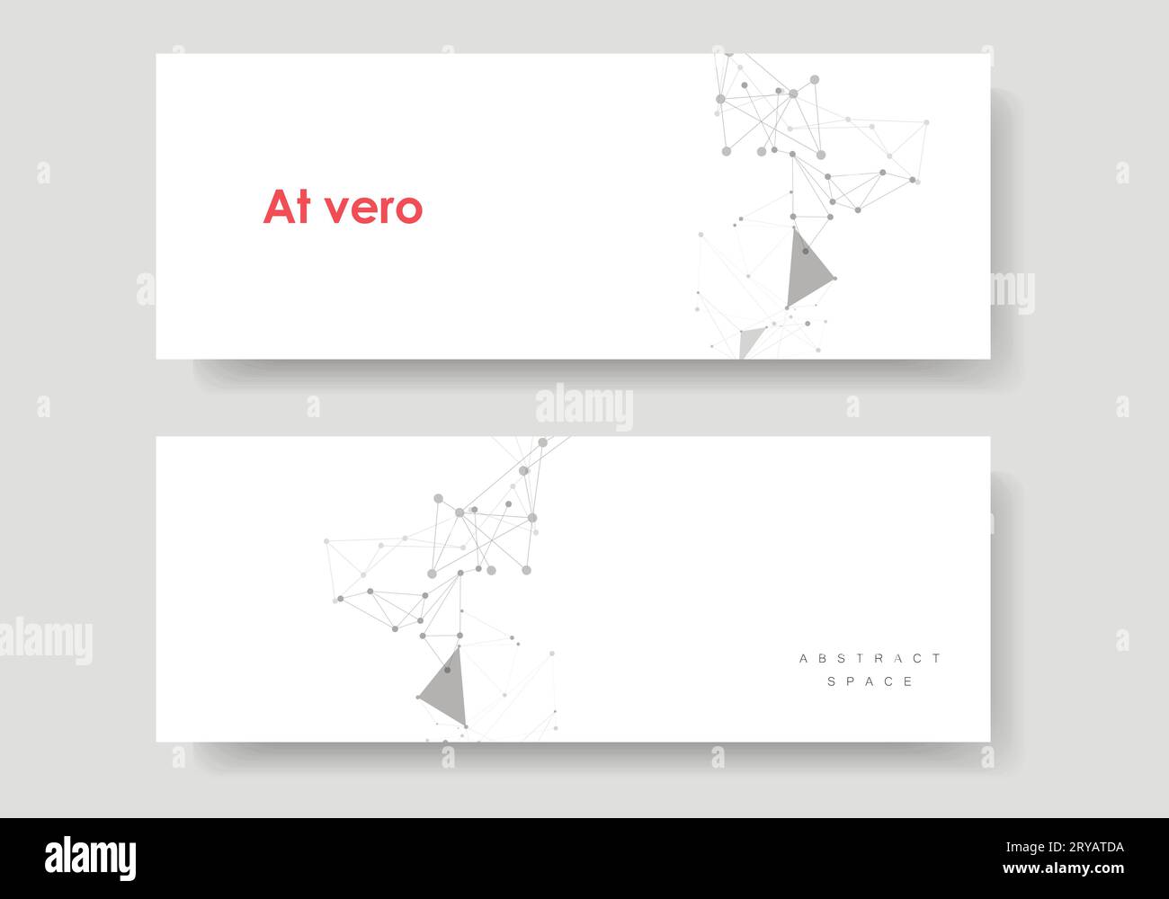 Vector molecular abstract template. Chemistry atom element connection ...