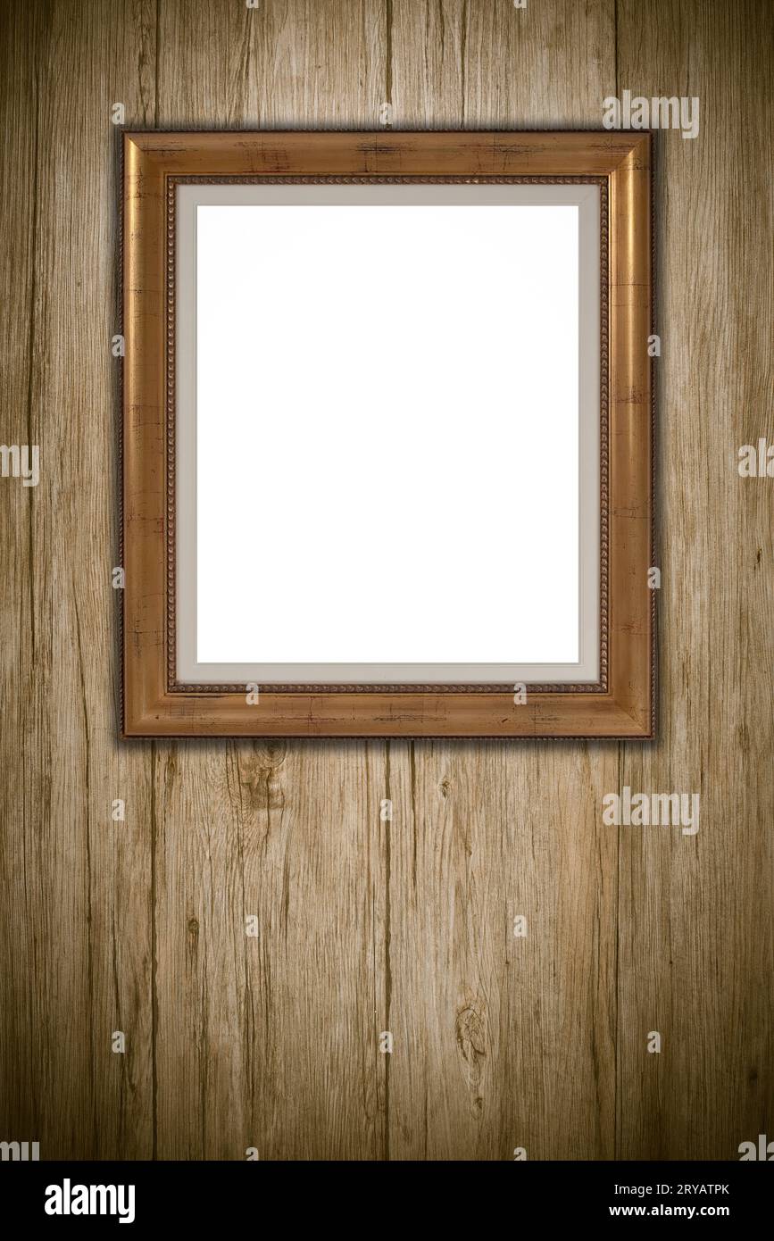 Old picture frame Stock Photo - Alamy