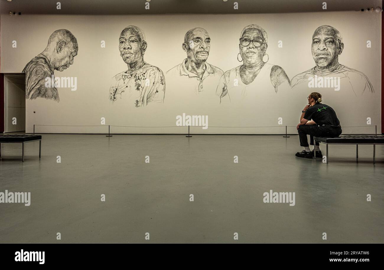 Barbara walker with her work nomination for the turner prize hi-res ...