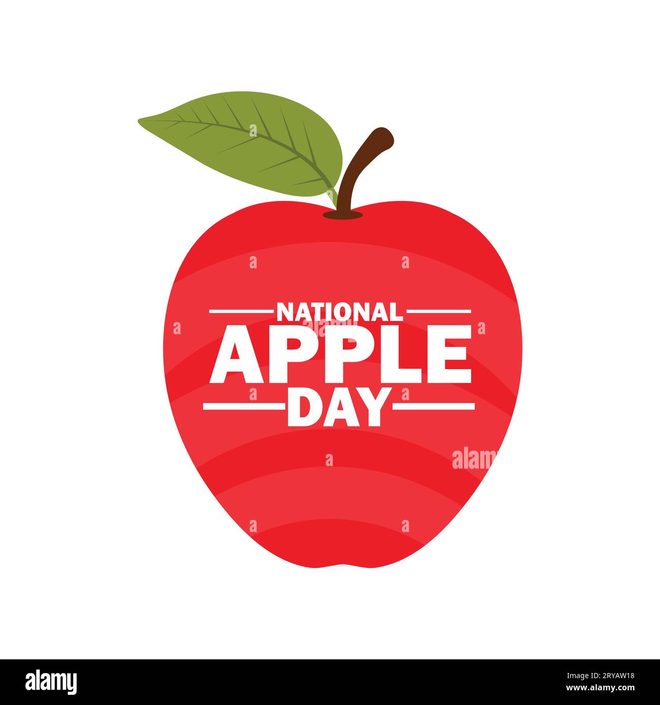 National apple day. Holiday concept. Template for background, banner ...