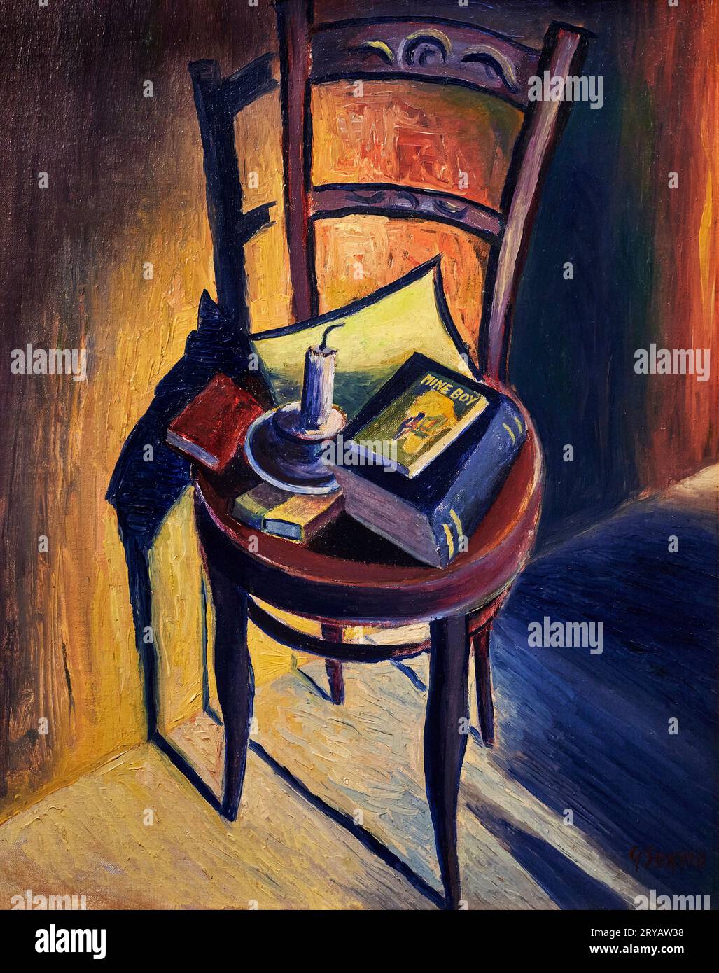 Mine Boy - olio su tela - Gerd Sekoto - 1946 - Johannesburg, Sudafrica ...