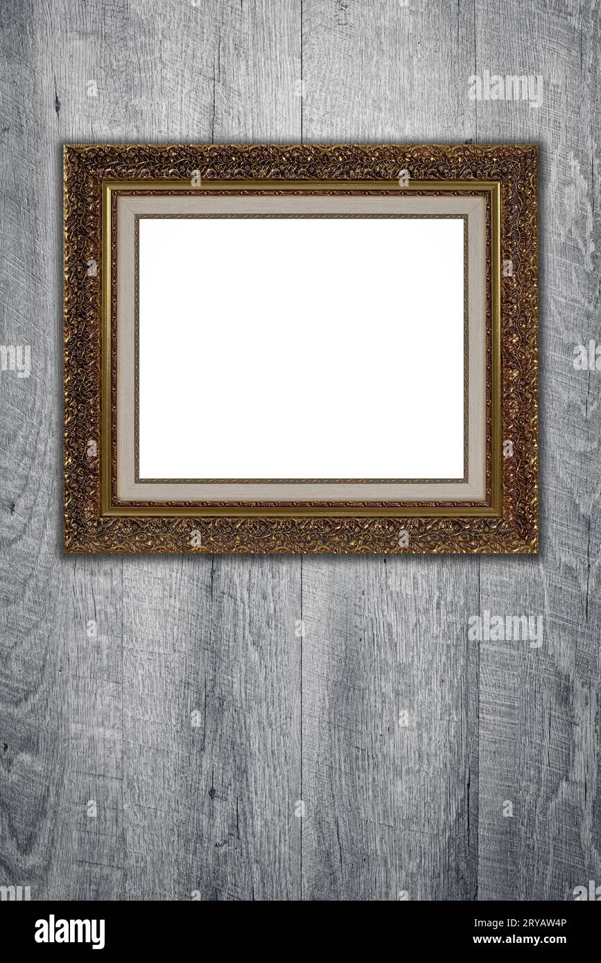 Old picture frame Stock Photo - Alamy