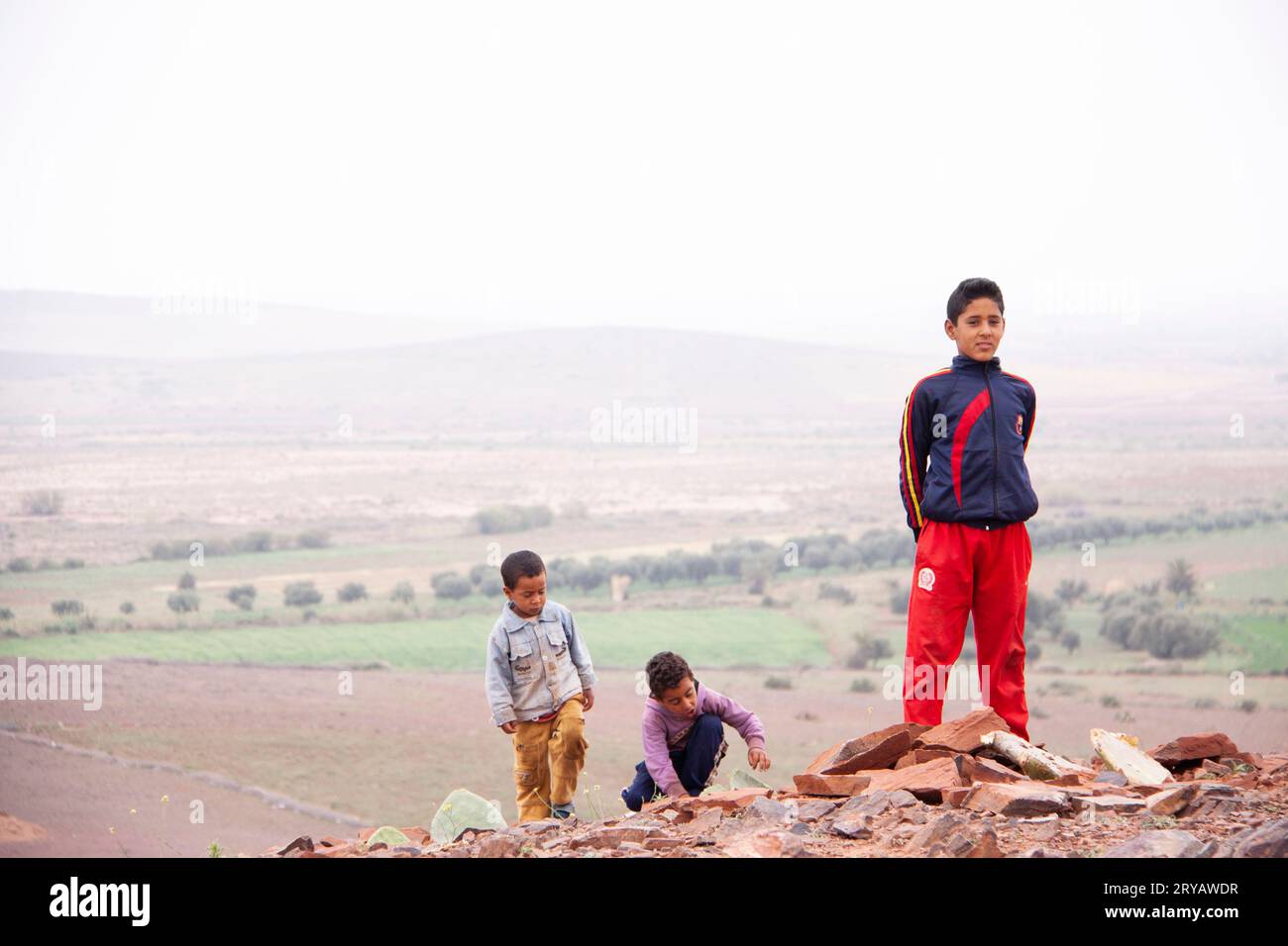 Berber village life and people Morocco March 2012 Stock Photo - Alamy