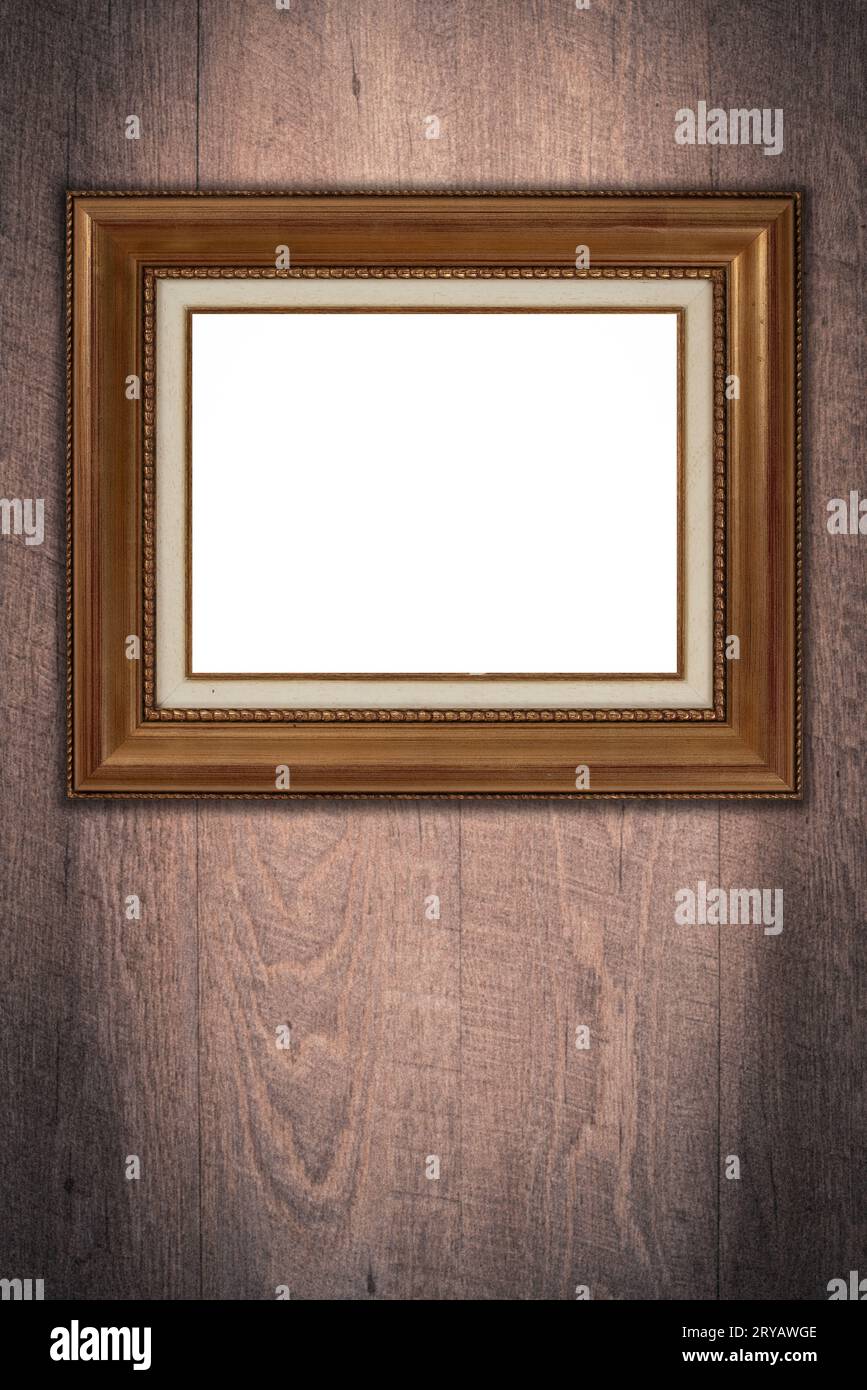 Old picture frame Stock Photo - Alamy