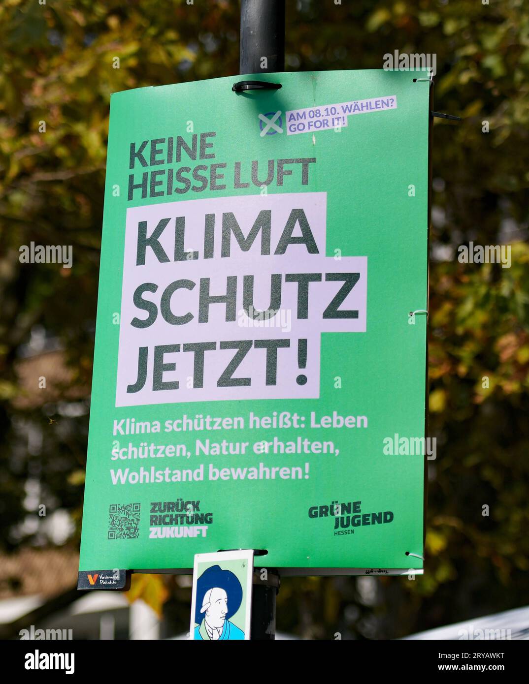 29.09.2023, xblx, Politik, Wahlplakat Landtagswahl 08.10.2023 ...